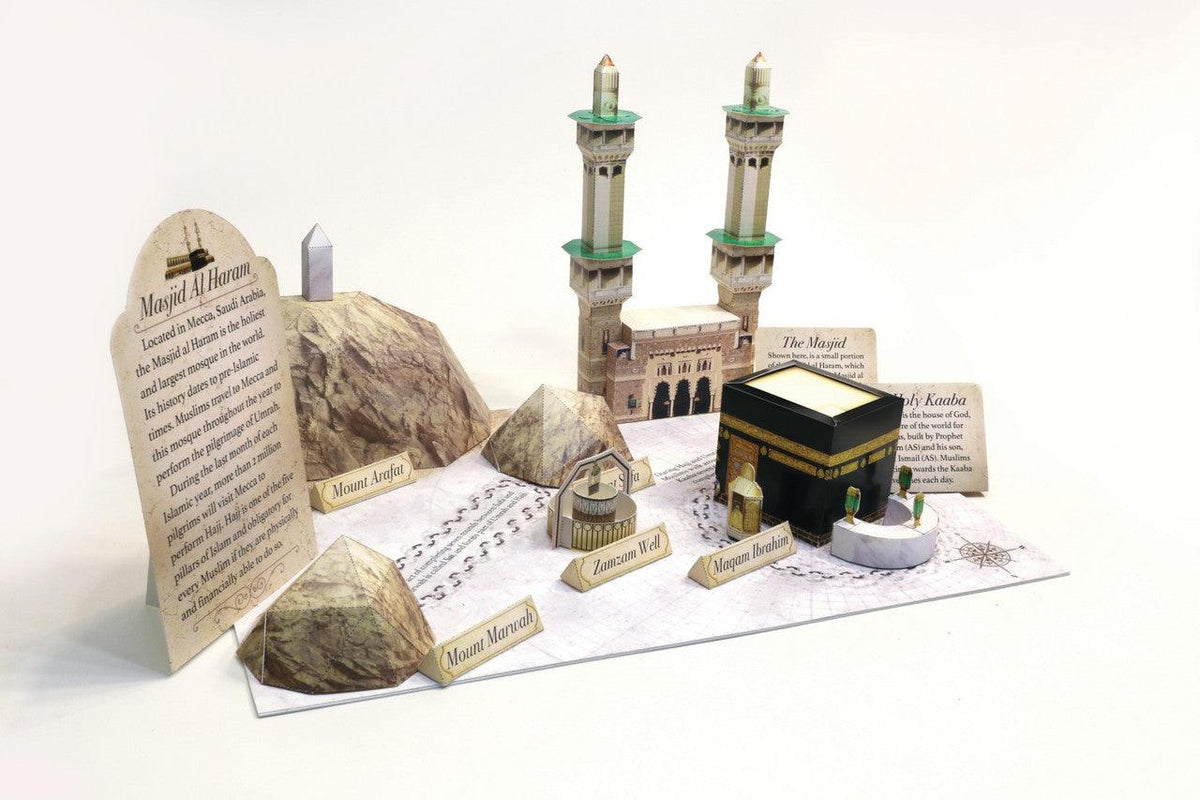 DIY Paper Craft kits : The Story Of Makkah Masjid Al Haram Paper Craft ...
