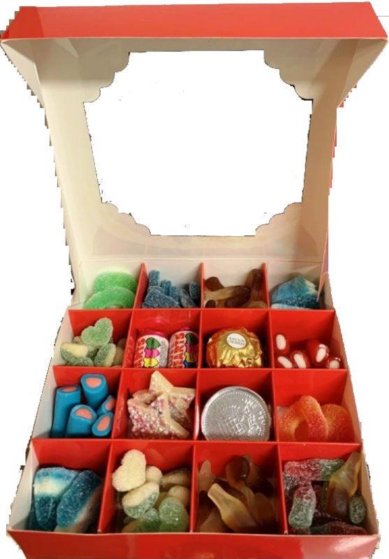 Red Sweet Box Pick and Mix 16 Selection of Halal Sweet Zone Jelly ...